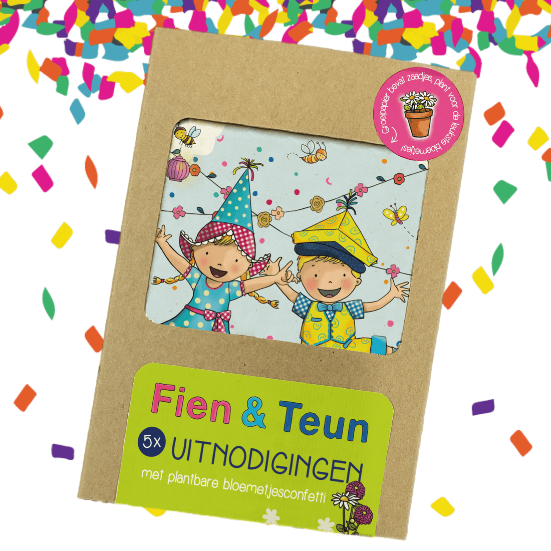 Fien & Teun - Uitnodigingen (Bloom) – Van Hoorne Shop